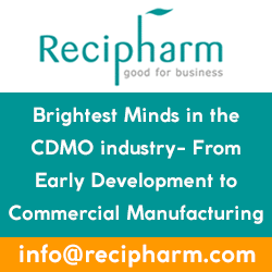 Recipharm AB publ DMF, CEP, Written Confirmations, FDF, Prices, Patents ...