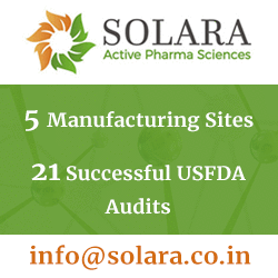 Solara Active Pharma Sciences DMF, CEP, Written Confirmations, FDF ...
