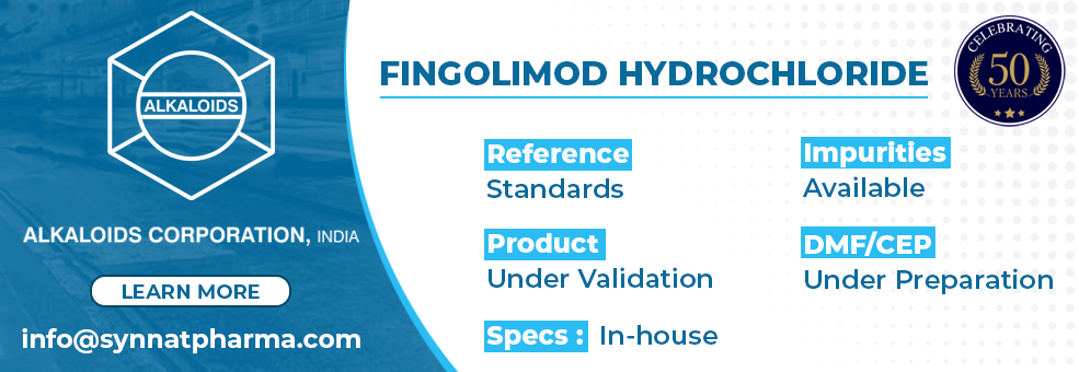 Fingolimod - Uses, DMF, Dossier, Manufacturer, Supplier, Licensing ...