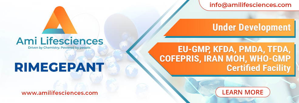 Rimegepant API Manufacturers | Suppliers | Drug Master Files (DMF ... Rimegepant API Manufacturers | Suppliers | Drug Master Files (DMF ...