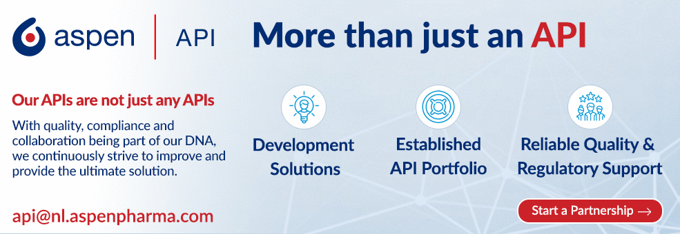 Aspen API DMF, CEP, Written Confirmations, FDF, Prices, Patents ...