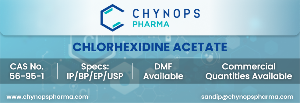 Chlorhexidine di(acetate) | API DMFs | Veterinary Master File (VMF ...