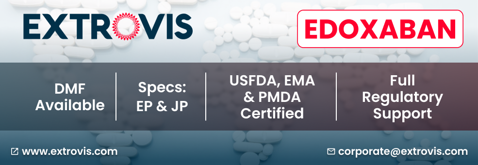 Edoxaban API Manufacturers | Suppliers | Drug Master Files (DMF) | CEP ...