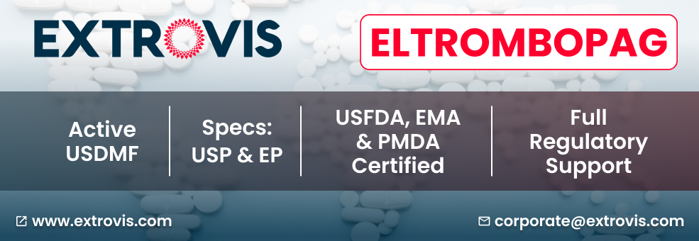 Eltrombopag - Uses, DMF, Dossier, Manufacturer, Supplier, Licensing ...