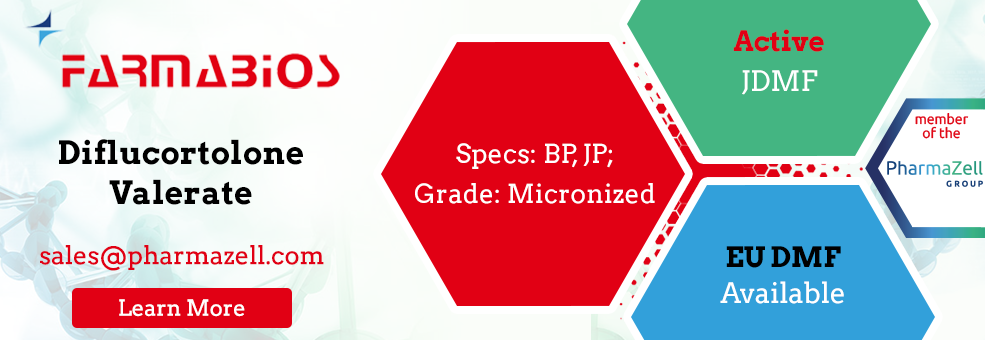 Diflucortolone Valerate - Uses, DMF, Dossier, Manufacturer, Supplier ...