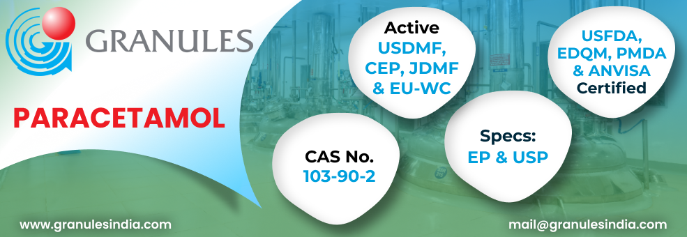 Acetaminophen/Paracetamol | API DMFs | US Drug Master File (DMF ...