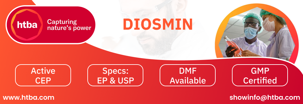 Diosmin API Manufacturers | Suppliers | Drug Master Files (DMF) | CEP ...