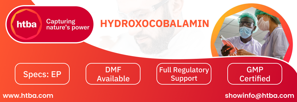 Hydroxocobalamin API Manufacturers | Suppliers | Drug Master Files (DMF) | CEP | Pharmacompass.com