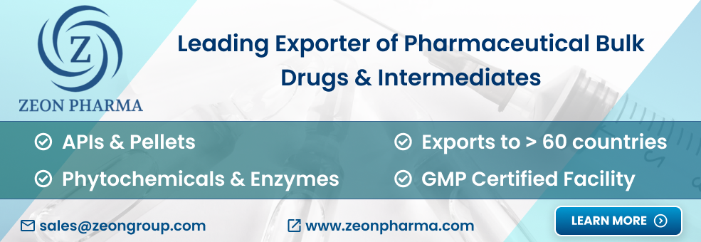 Zeon Pharma Industries India Pvt Ltd DMF, CEP, Written Confirmations, FDF, Prices, Patents ...