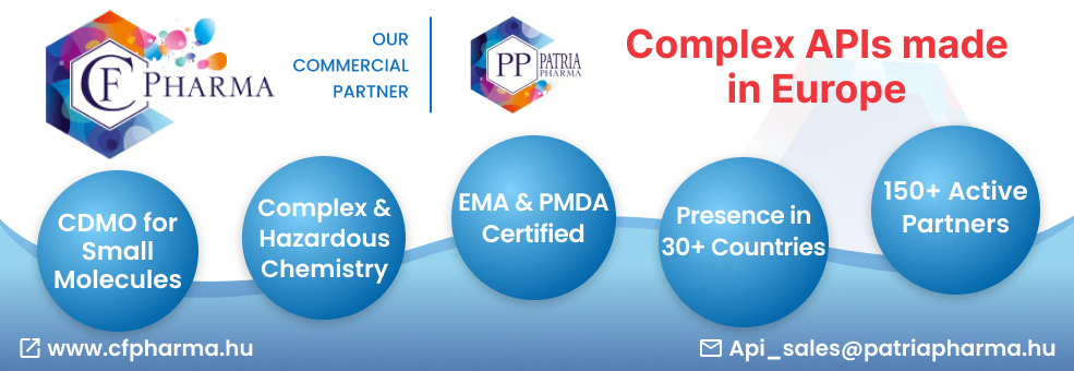 CF Pharma DMF, CEP, Written Confirmations, FDF, Prices, Patents ...
