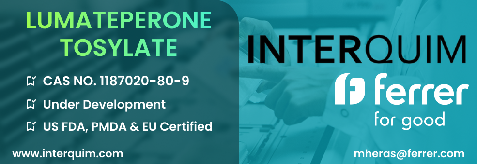 Lumateperone Tosylate API Manufacturers | Suppliers | Drug Master Files ...