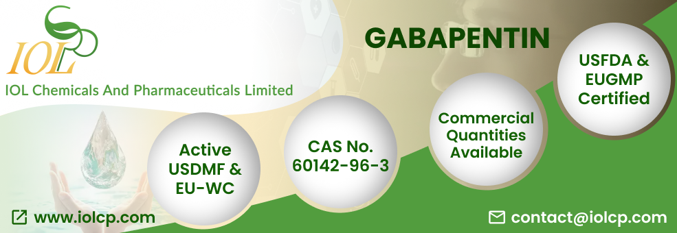 Gabapentin API Manufacturers | Suppliers | Drug Master Files (DMF ...