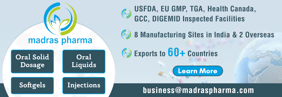 Madras Pharmaceuticals DMF, CEP, Written Confirmations, FDF, Prices ...