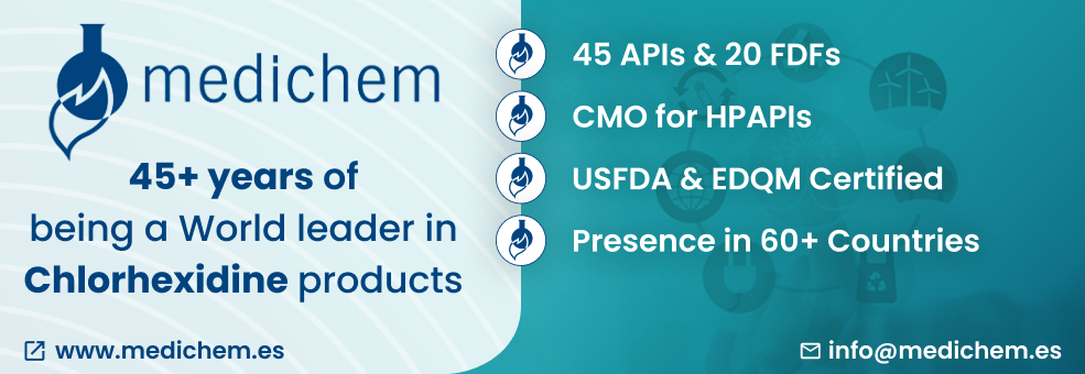 Medichem S.A DMF, CEP, Written Confirmations, FDF, Prices, Patents ...