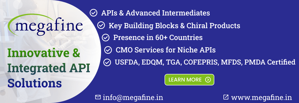 Megafine Pharma P Limited DMF, CEP, Written Confirmations, FDF, Prices ...