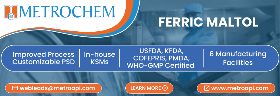 Ferric maltol - Uses, DMF, Dossier, Manufacturer, Supplier, Licensing ...