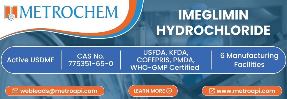 Imeglimin Hydrochloride API Manufacturers | Suppliers | Exporters ...