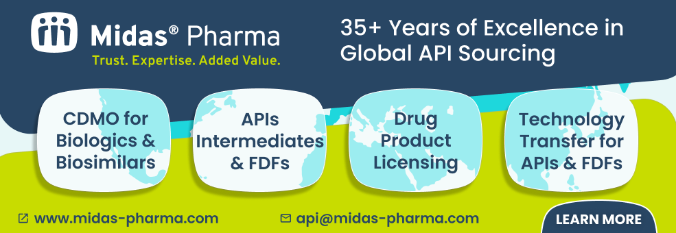 Midas Pharma DMF, CEP, Written Confirmations, FDF, Prices, Patents ...