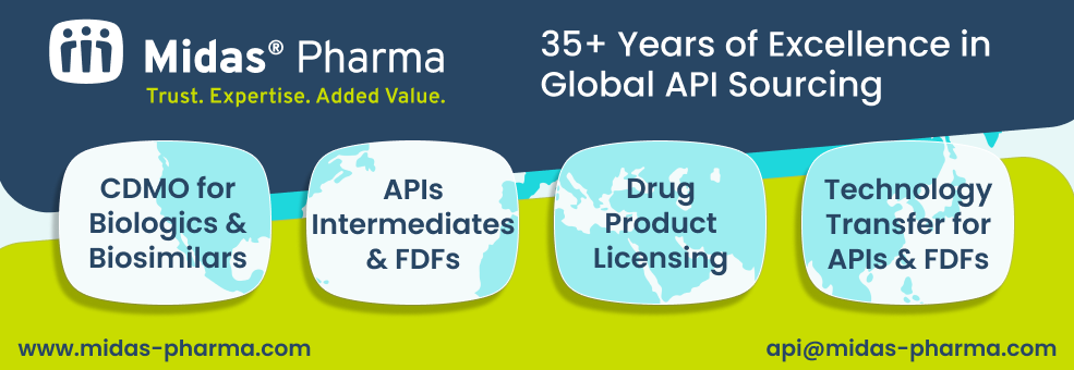 Midas Pharma DMF, CEP, Written Confirmations, FDF, Prices, Patents ...