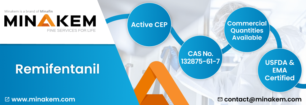 Remifentanil API Manufacturers | Suppliers | Drug Master Files (DMF ...