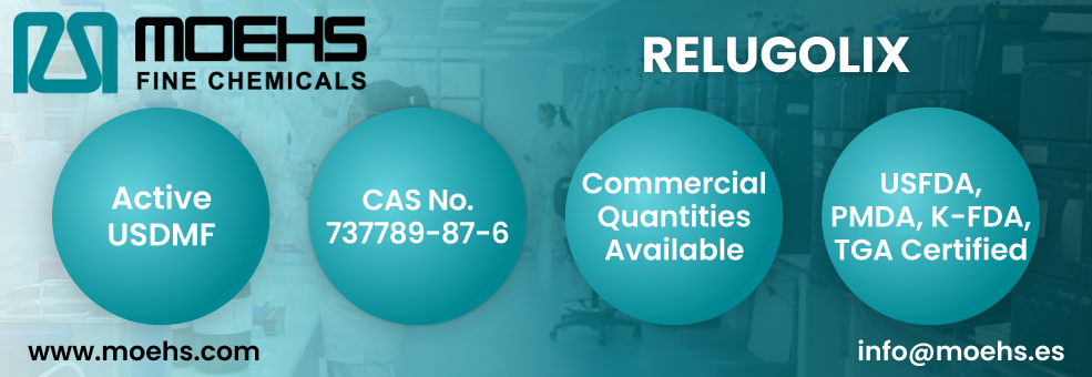 Relugolix - Uses, DMF, Dossier, Manufacturer, Supplier, Licensing ...