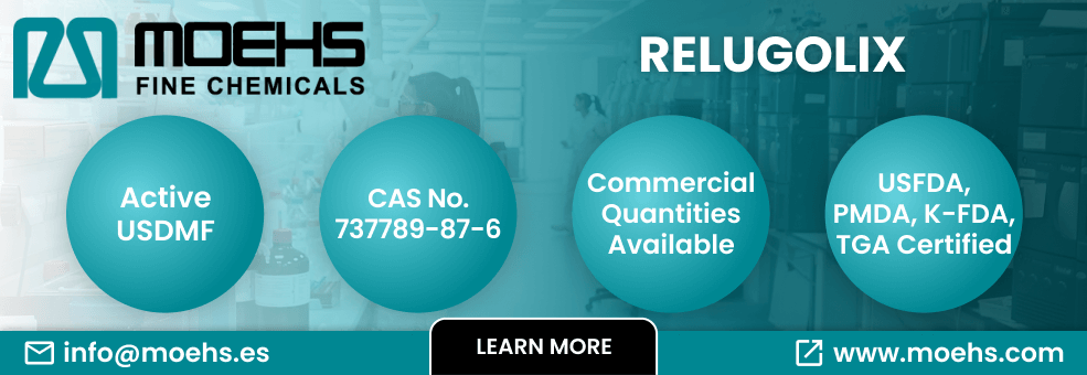 Relugolix API Manufacturers | Suppliers | Drug Master Files (DMF) | CEP ...