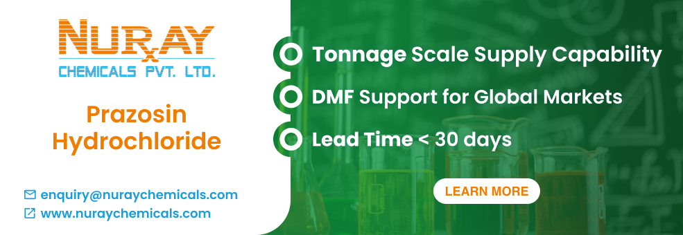 Prazosin Hydrochloride API Manufacturers | Suppliers | Drug Master ...