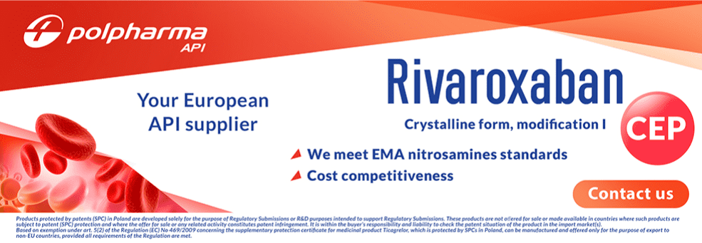 Rivaroxaban API Manufacturers | Suppliers | Drug Master Files (DMF ...