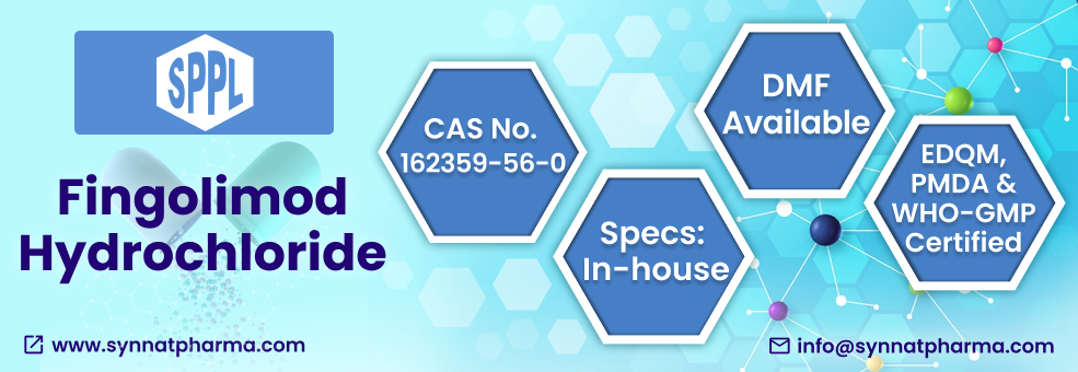 Fingolimod Hydrochloride | Price | per kg | USD | PharmaCompass.com