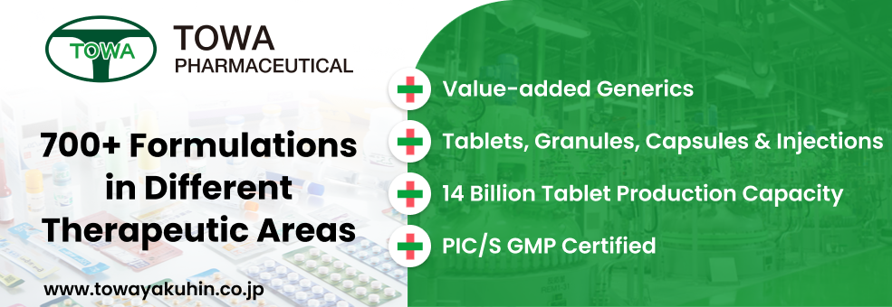 Towa Pharmaceutical DMF, CEP, Written Confirmations, FDF, Prices ...