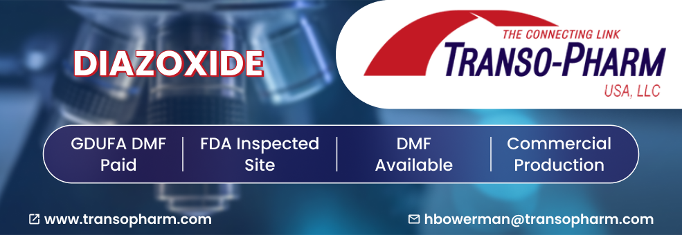 Diazoxide | API DMFs | US Drug Master File (DMF) Details ...