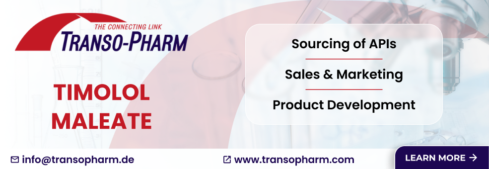 Timolol Maleate API Manufacturers | Suppliers | Drug Master Files (DMF ...