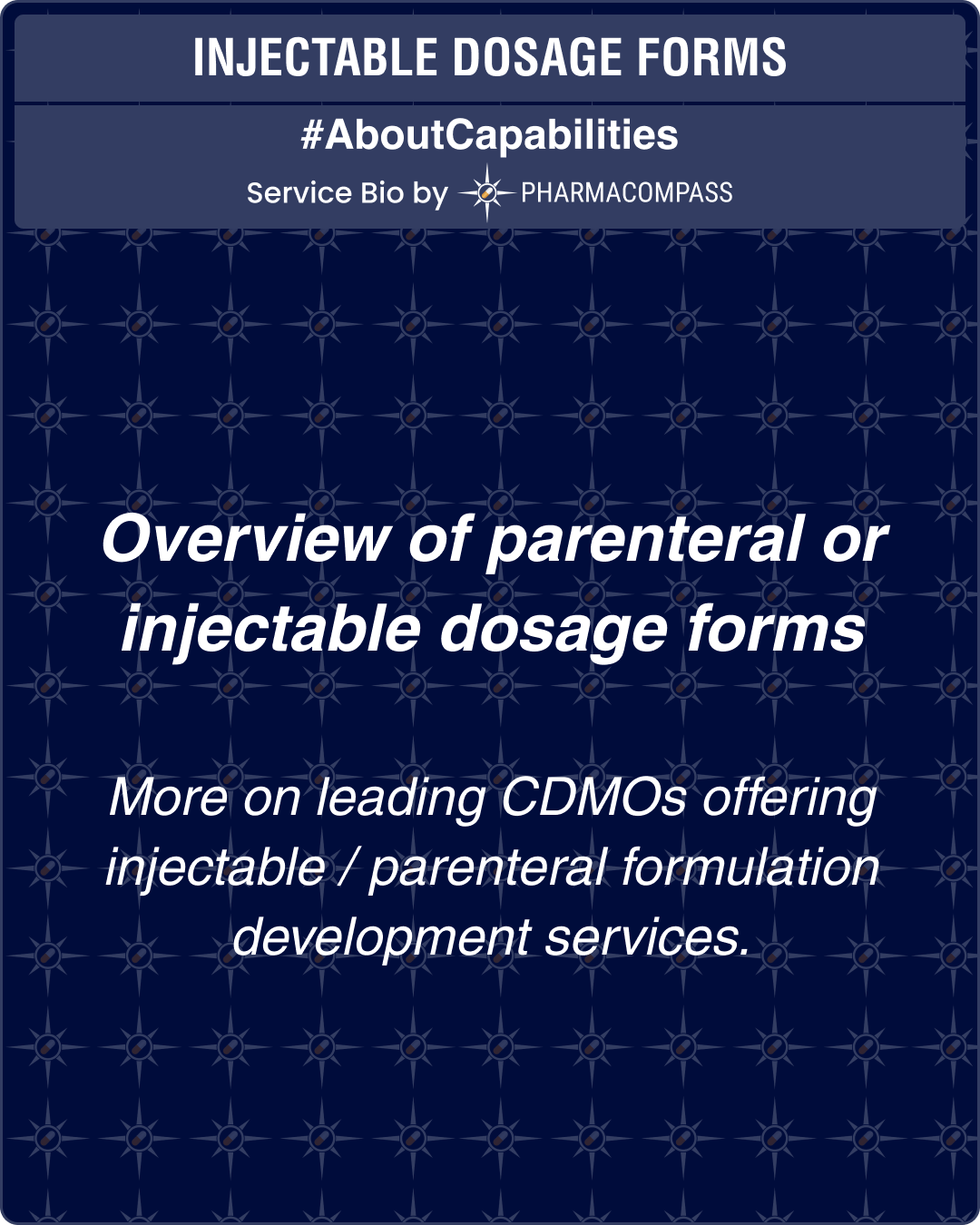 Complex Parenteral Formulation | Injectable Form | Cytotoxic