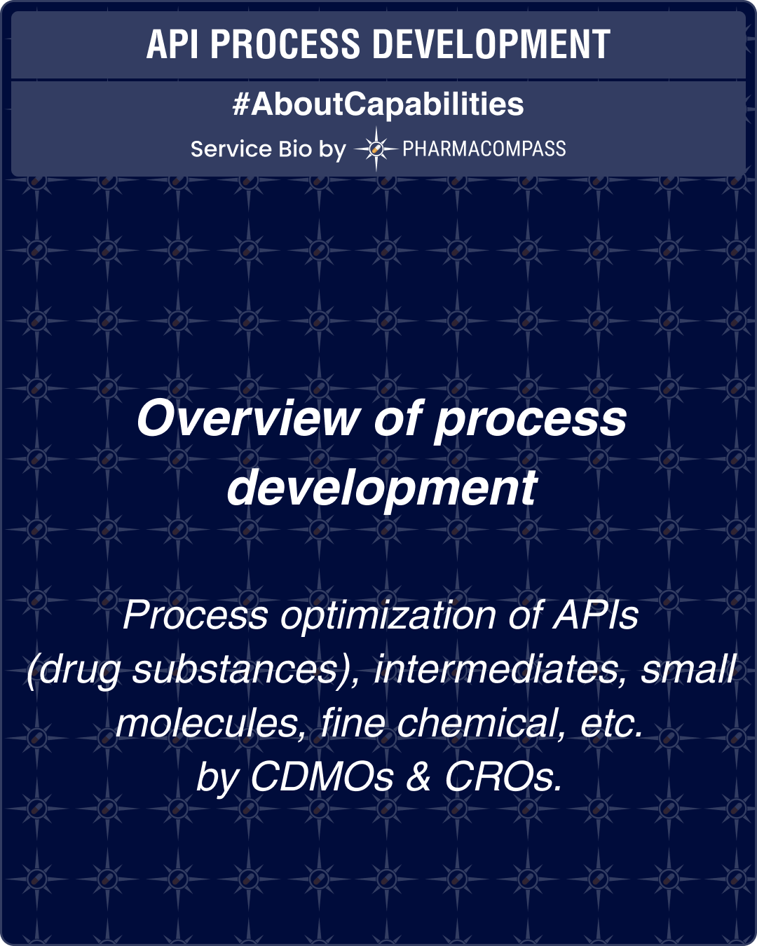 Process Development & Optimization for APIs | CDMO Services