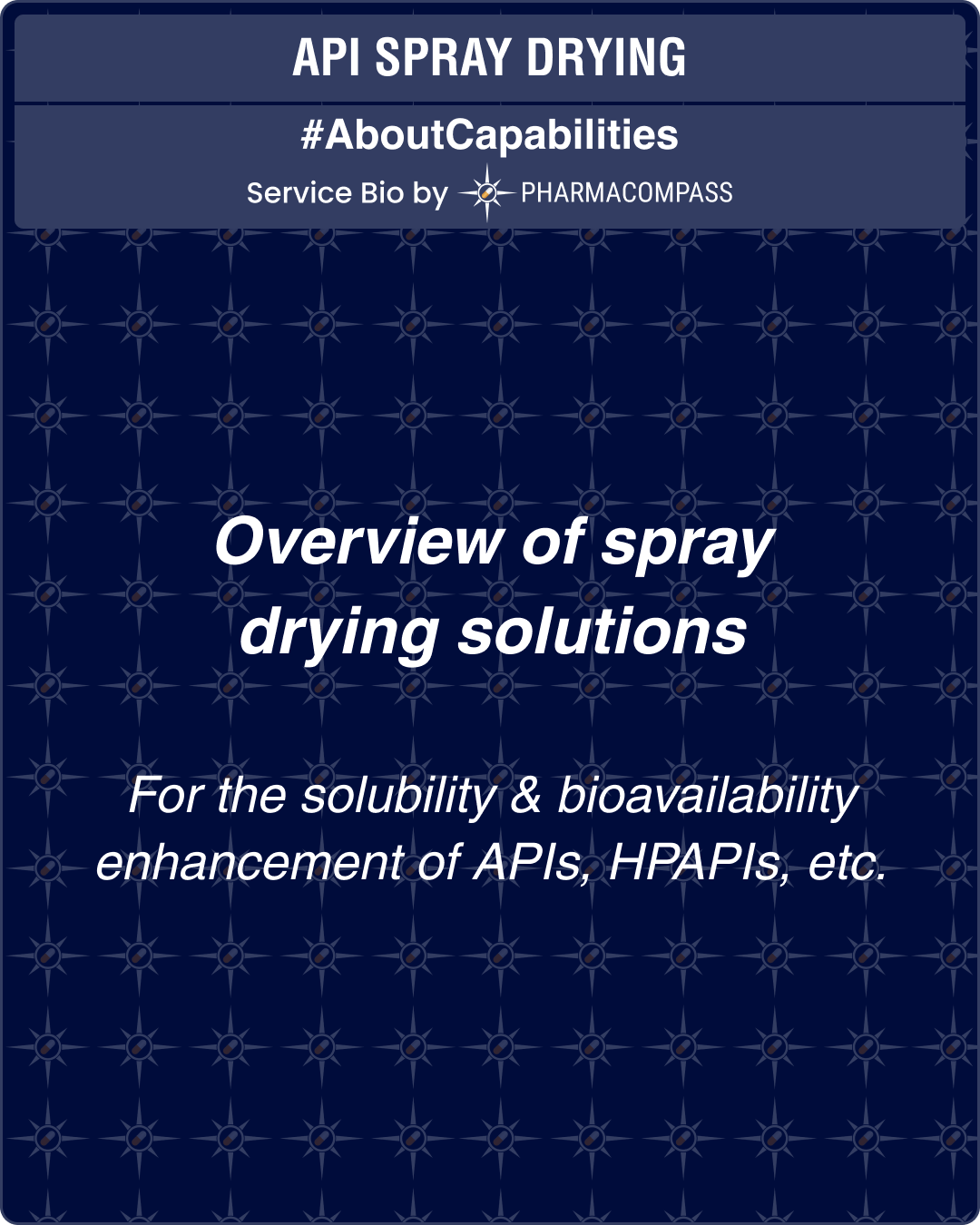 CMO | Contract Manufacturing | Spray Drying Technology