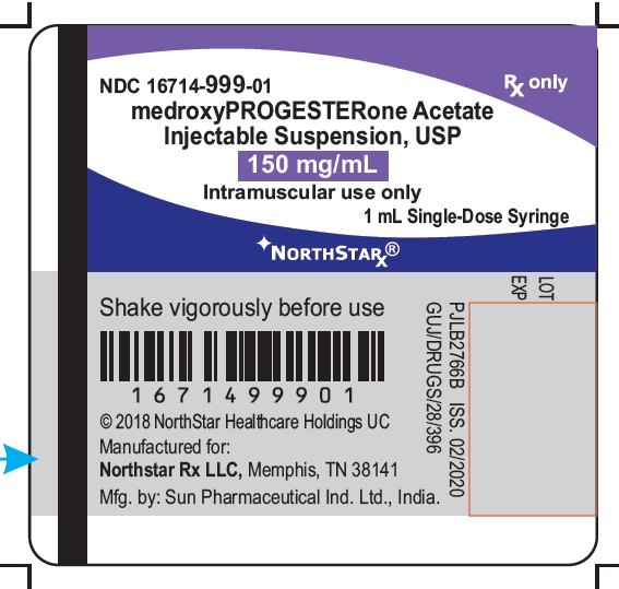 NDC Code 16714-999-01 - Medroxyprogesterone Acetate | pharmacompass.com