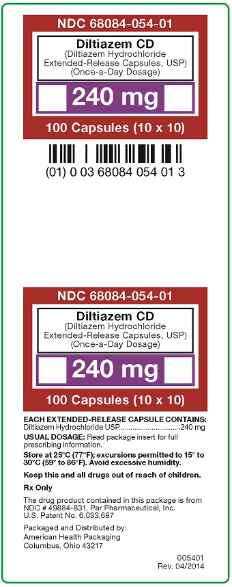 NDC Code 68084-054-11 - Diltiazem Hydrochloride | pharmacompass.com